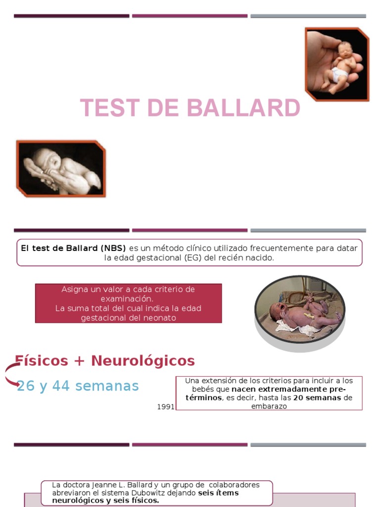 Test de Ballard | PDF | Mano | Anatomía humana