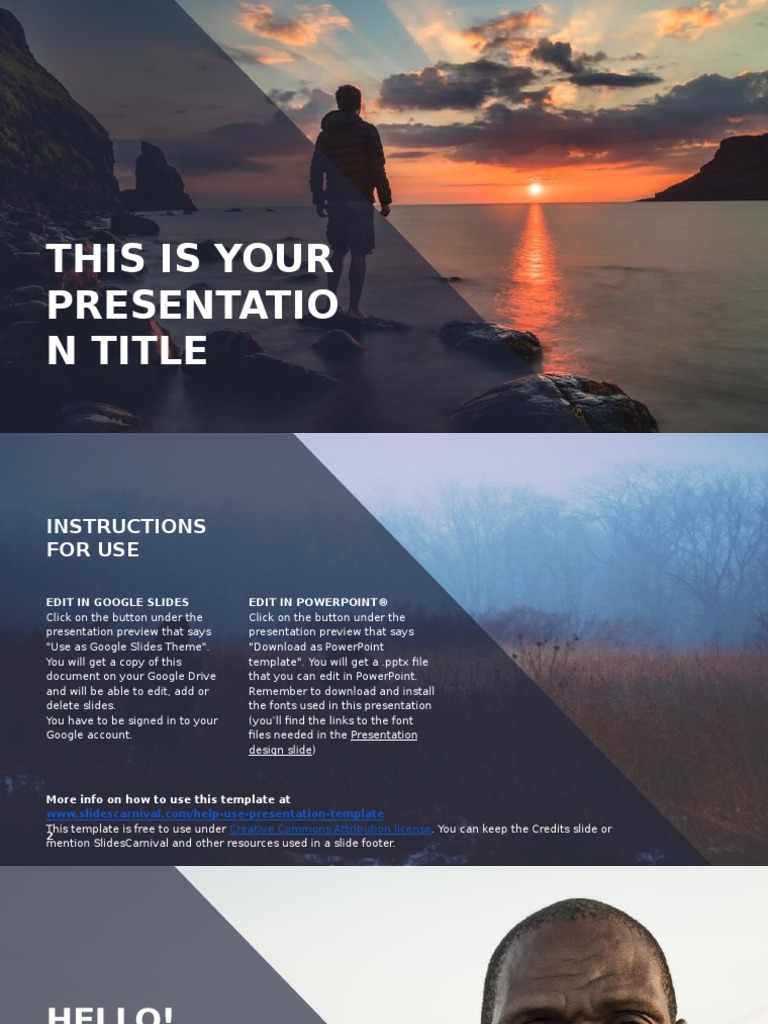 Ragozine SlidesCarnival | PDF | Color | Blue