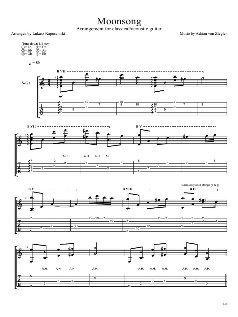 Adrian Von Ziegler Moonsong Pdf Pdf Celtic Musical Instruments