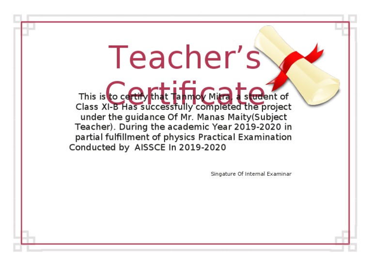 Participation Certificate Template | PDF