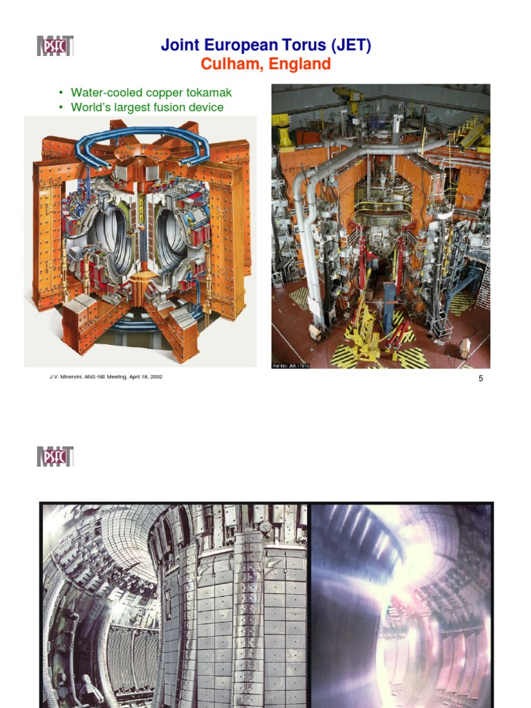 Joint European Torus (JET) : Culham, England | PDF | Nuclear Technology ...