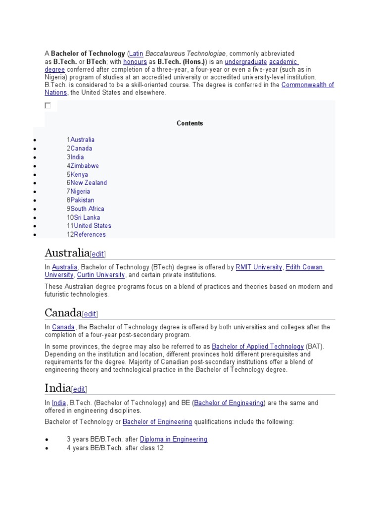 B.tech Notes | PDF | Students | Vocational Education