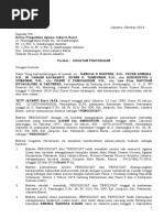 Contoh Surat Gugatan Pengadilan Negeri | PDF