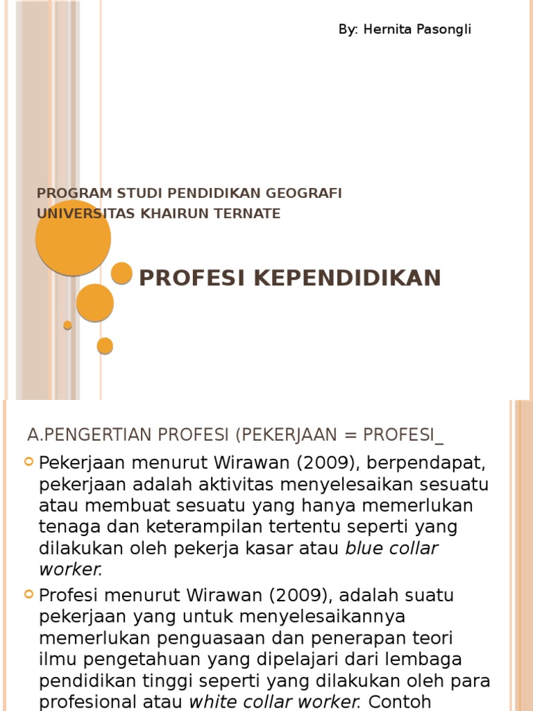 Mater I Profesi Kependidikan | PDF
