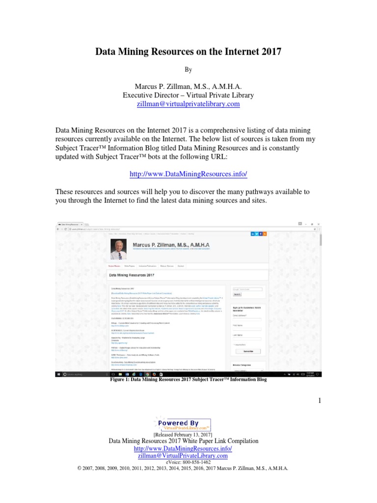 Data Mining Resources | PDF | Data Mining | Analytics