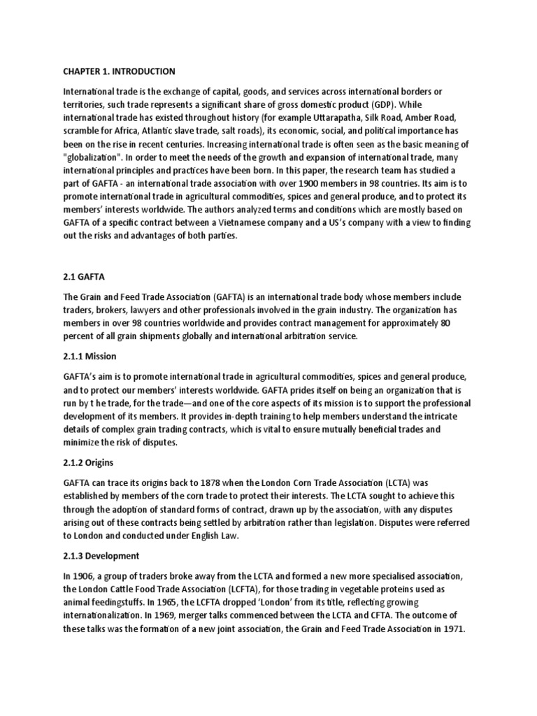 Chapter 1. Introduction | PDF | Trade | International Trade