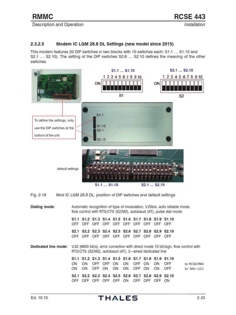 LGM 28.8 DL Settings | PDF | Physical Layer Protocols | Computer ...