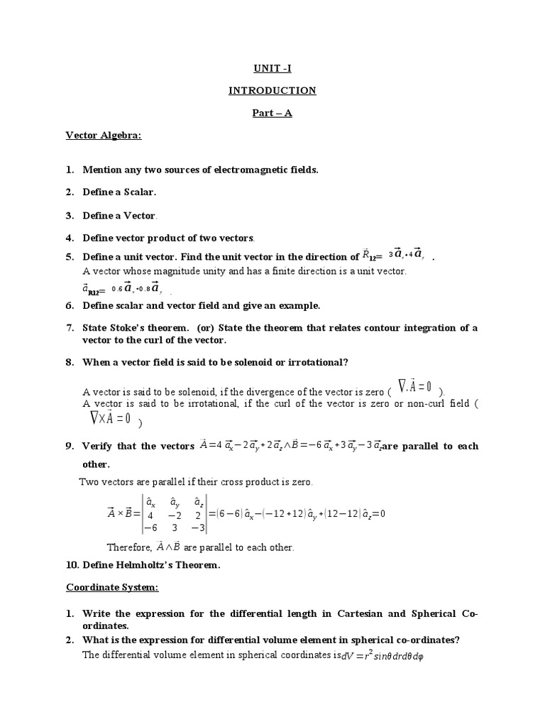 QB Unit 1 | PDF | Coordinate System | Euclidean Vector