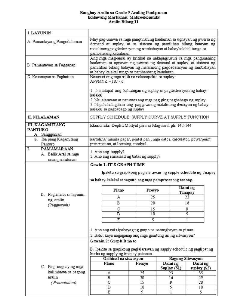 IKALAWANG MARKAHAN- Aralin 11