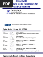 65nm CMOS Process Data Sheet | PDF | Cmos | Electronic Design
