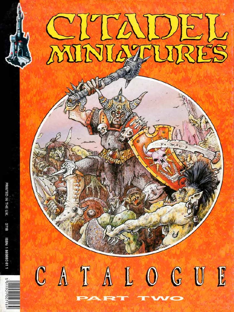 1989 - Citadel Miniatures Catalogue Part Two PDF | PDF