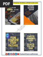 FSSAI Complete Notes | PDF | Food Safety