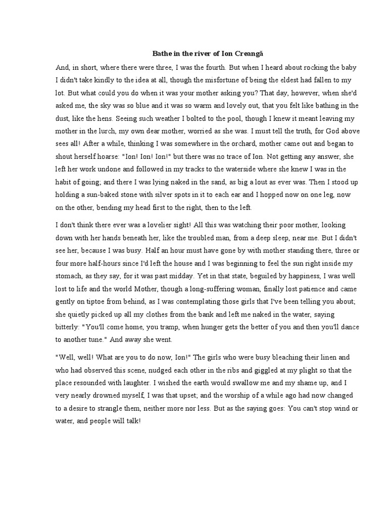 La Scaldat Traducere in Engleza | PDF