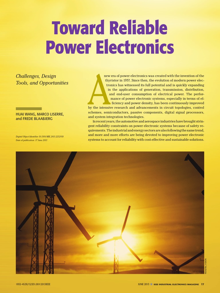 Towards Reliable Power Electronics | PDF | Reliability Engineering ...