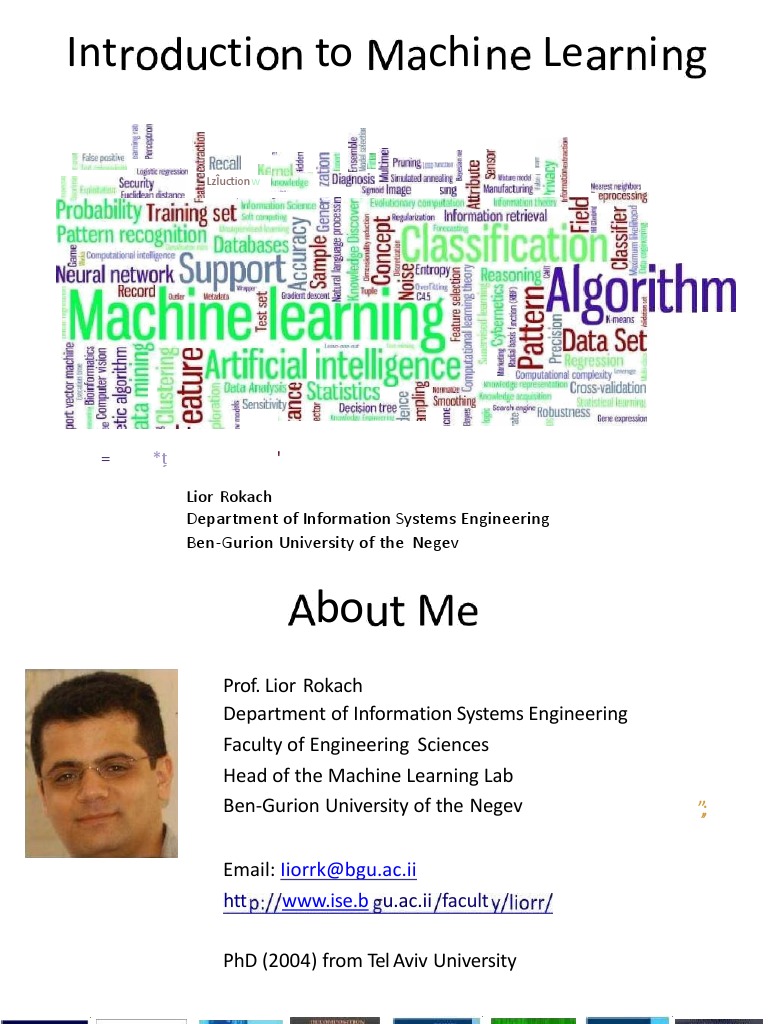 (PDF) Introduction To Machine Learning PDF | PDF | Occam's Razor ...