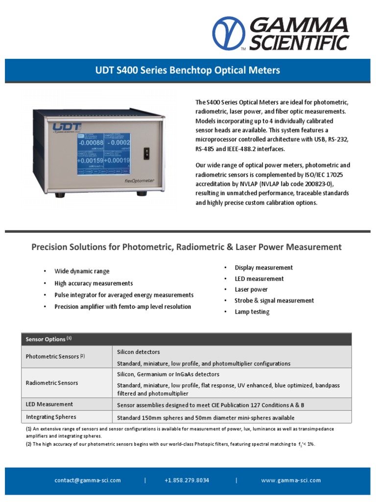 s470 Flexoptometer Photometer | PDF | Optics | Electromagnetic Radiation