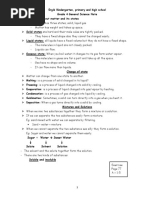 Grade 6 Science Revision Notes | PDF | Flowers | Force