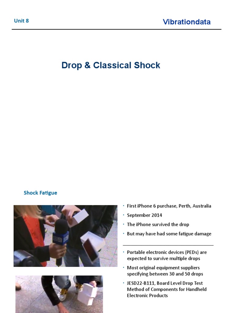 Drop & Classical Shock: Vibrationdata | PDF | Physics | Mechanics