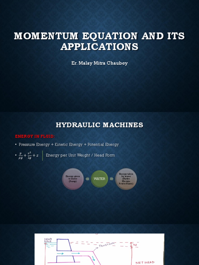 Momentum Equation and Its Application | PDF