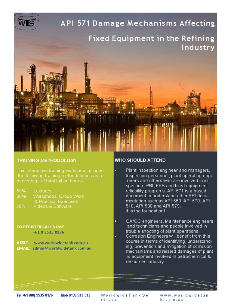 (PDF) API-571-Damage-mechanisms-Affecting-Fixed-Equipment-in-the ...