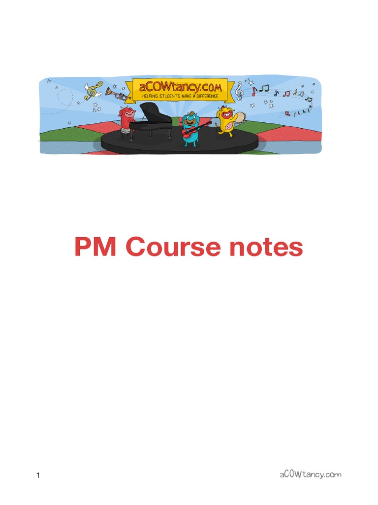 ACCA PM (F5) Course Notes PDF | PDF | Cost Accounting | Enterprise ...