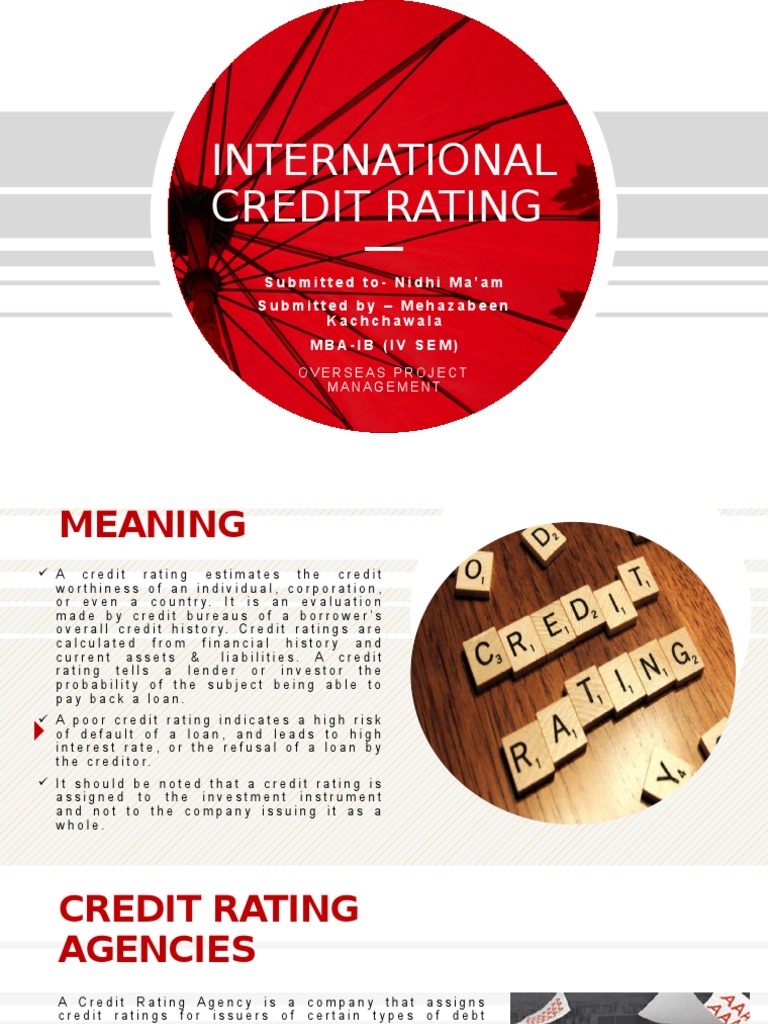 International Credit Rating | PDF | Credit Rating | Credit Rating Agency