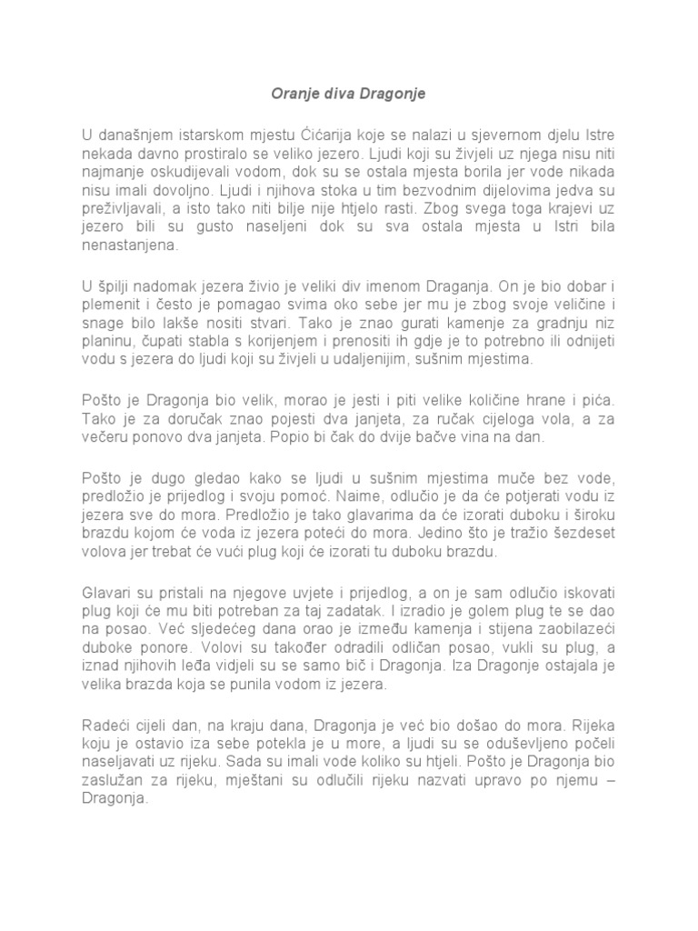 Gricki Top Lektira 3 Legende | PDF