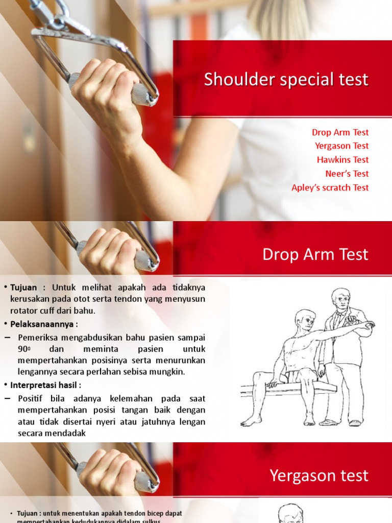 Shoulder Special Test | PDF