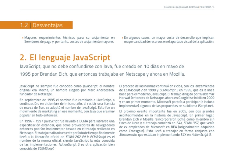 Curso JavaScript (1) - 6 | Descargar gratis PDF | Script Java | Desarrollo de software