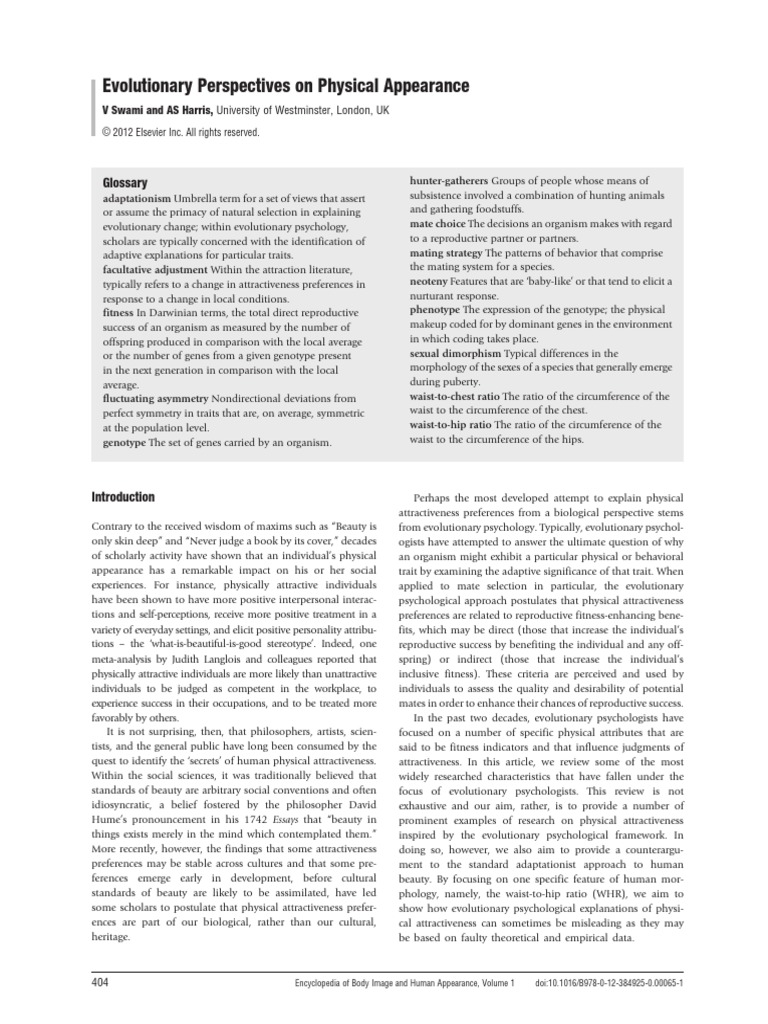 Physical Attractiveness Over Decades | PDF | Physical Attractiveness ...