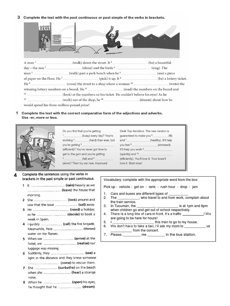 Test Pre Intermediate Level | PDF