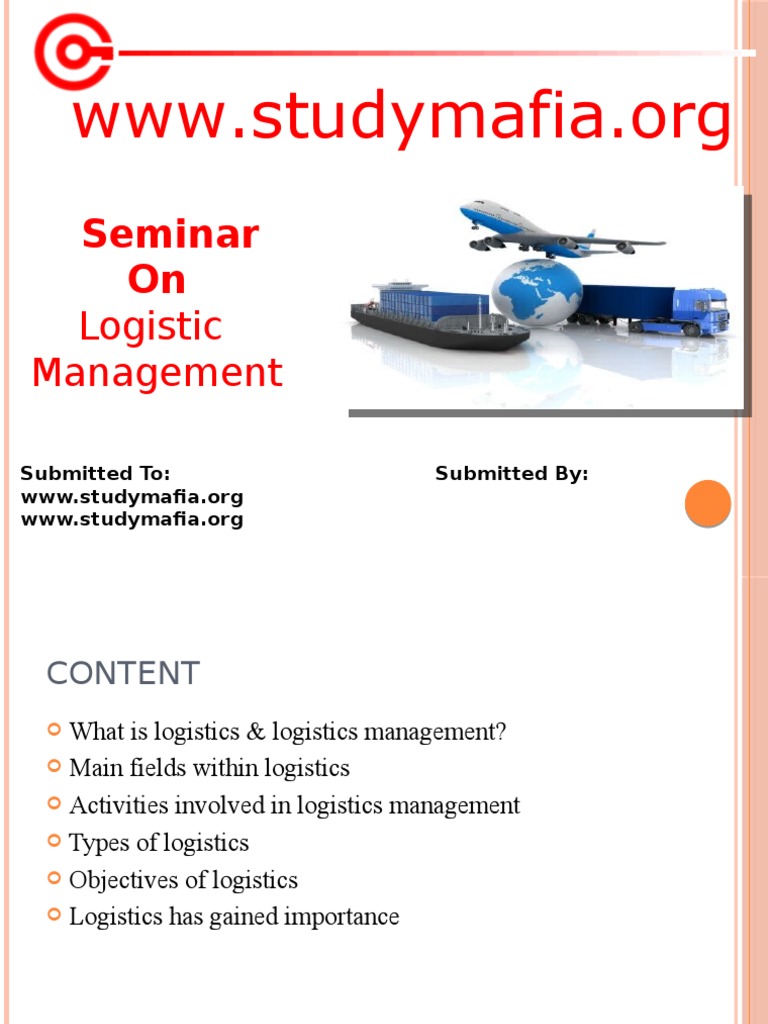 Logistics Management | PDF | Logistics | Systems Theory