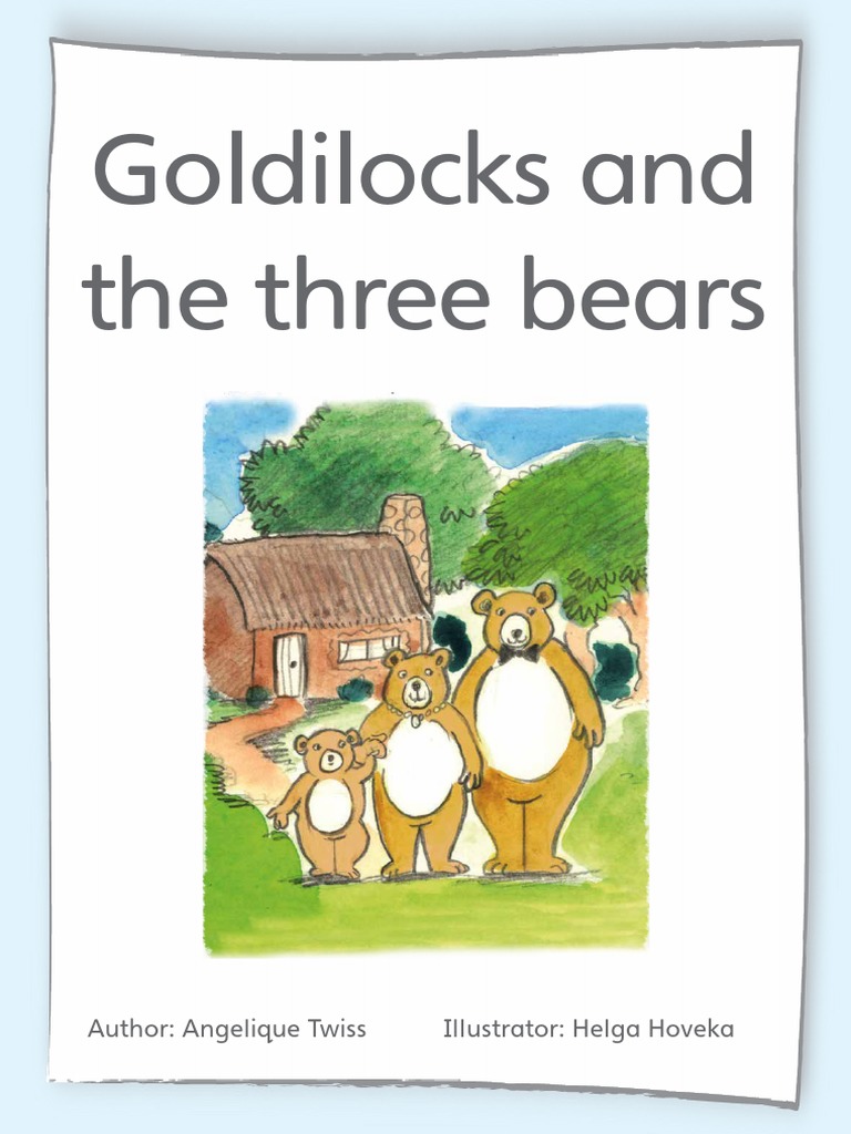 Goldilocks Big Book Web Version | PDF | Language Arts & Discipline ...