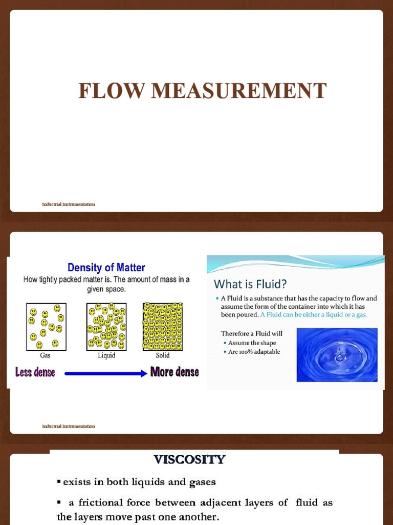 Flow Measurement: Industrial Instrumentation | PDF | Flow Measurement ...