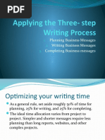 Applying The Three - Step Writing Process | PDF | Infographics | Mass Media