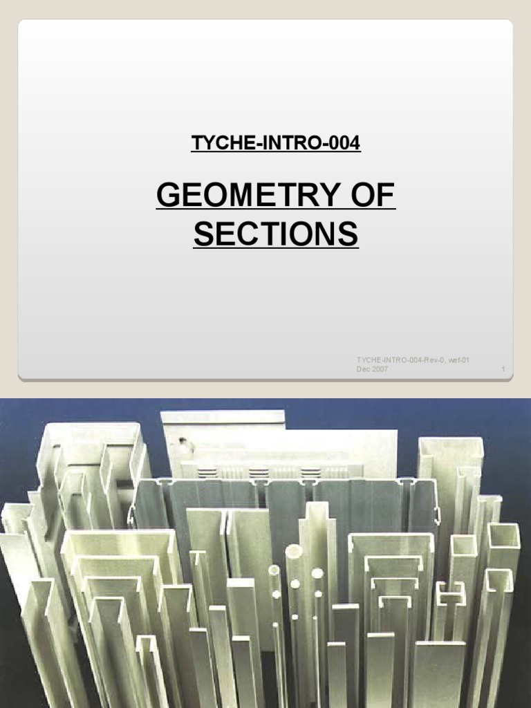 Geometry of Steel Sections Guide | PDF | Home & Garden | Science ...