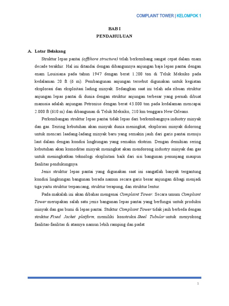 Makalah Complaint Tower | PDF