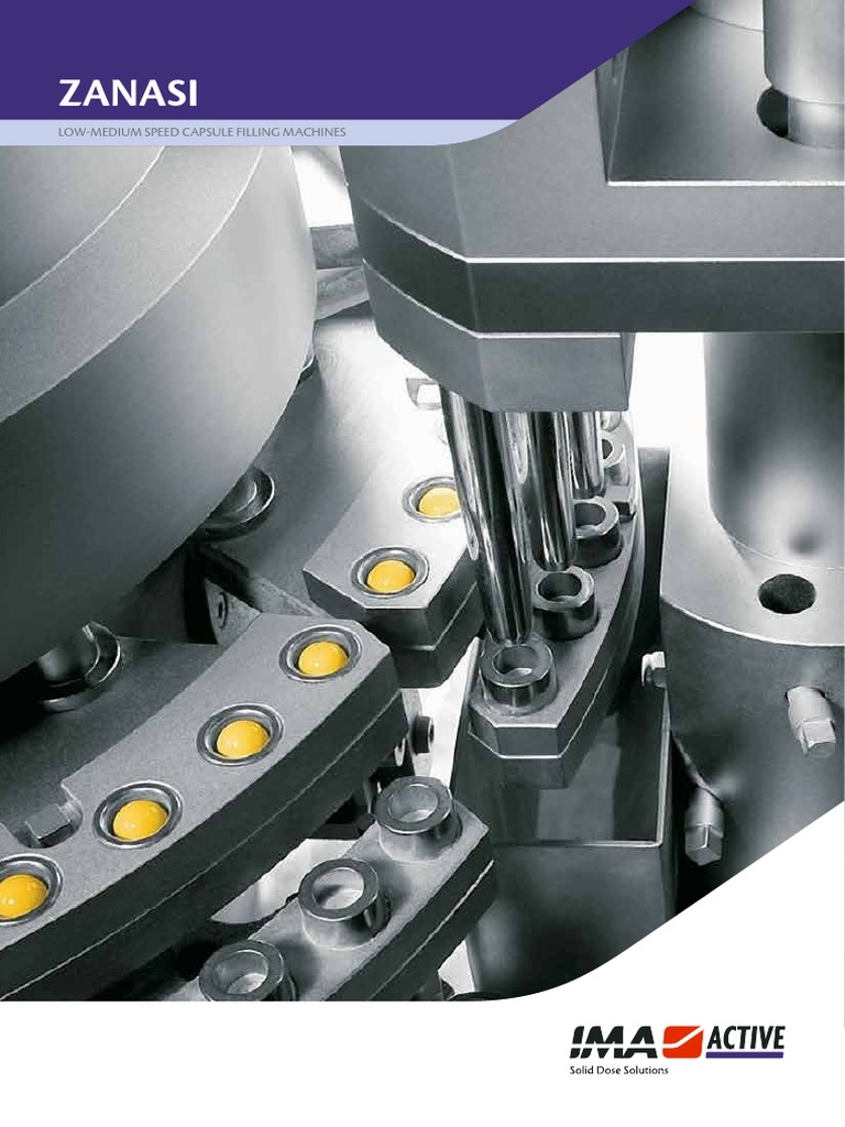 Zanasi: Low-Medium Speed Capsule Filling Machines | PDF | Tablet ...