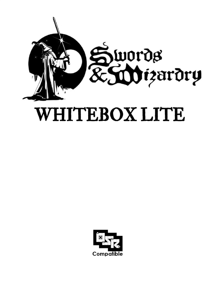 Swords & Wizardry - White Box LITE | PDF | Aranha | Tumultos