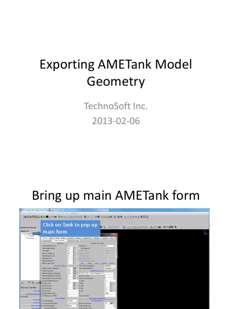 AMETank Exporting Model Geometry To Parasolid | PDF | Computers