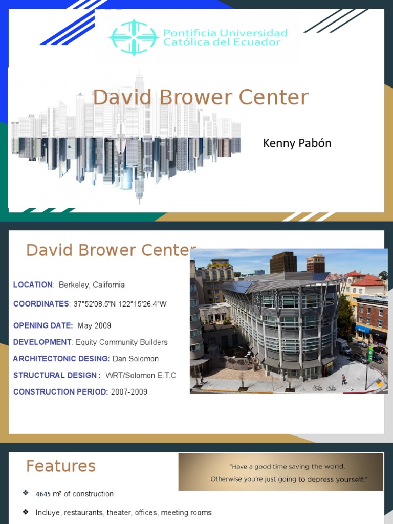 David Brower Center | PDF