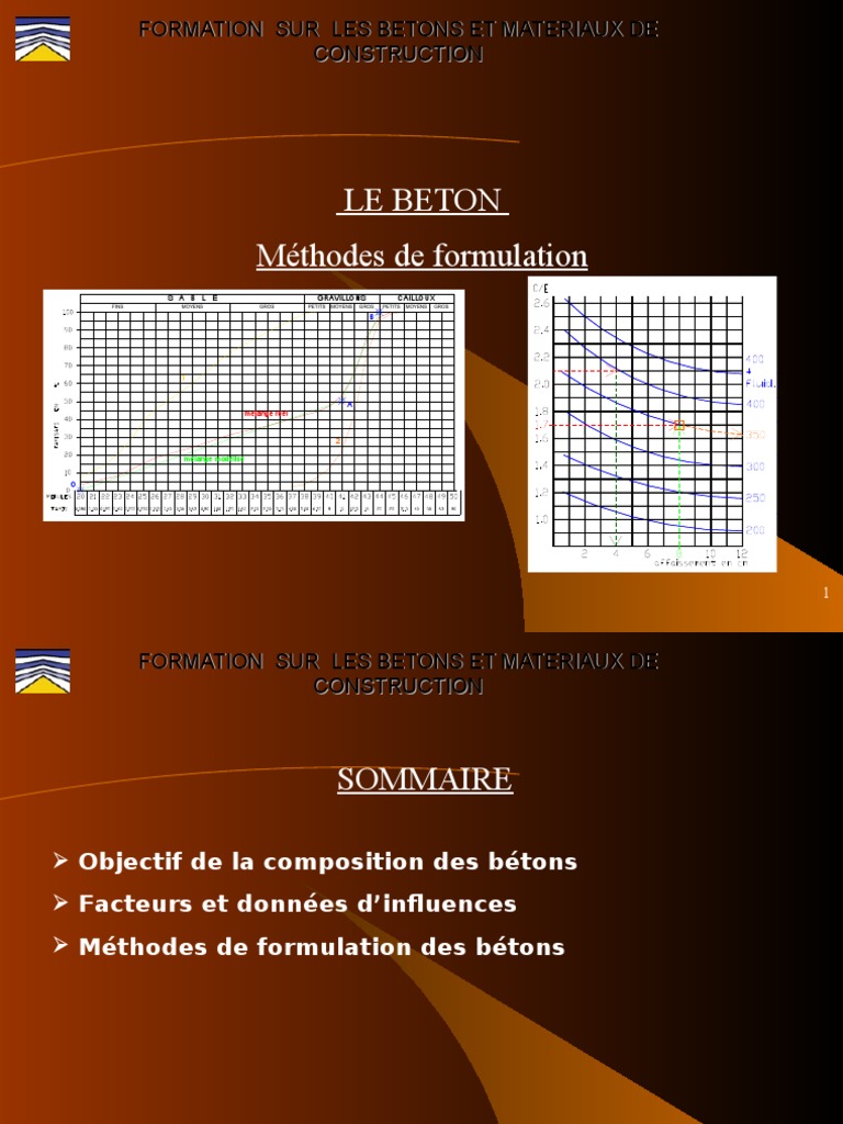 Méthode de Formulation Des Bétons | PDF | Béton | Matériau composite