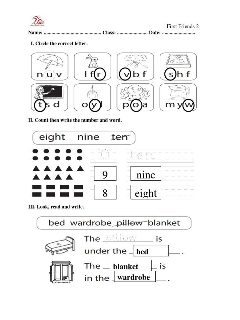 KEY - PRACTICE - Grade 2 - FF - W8 PDF | PDF