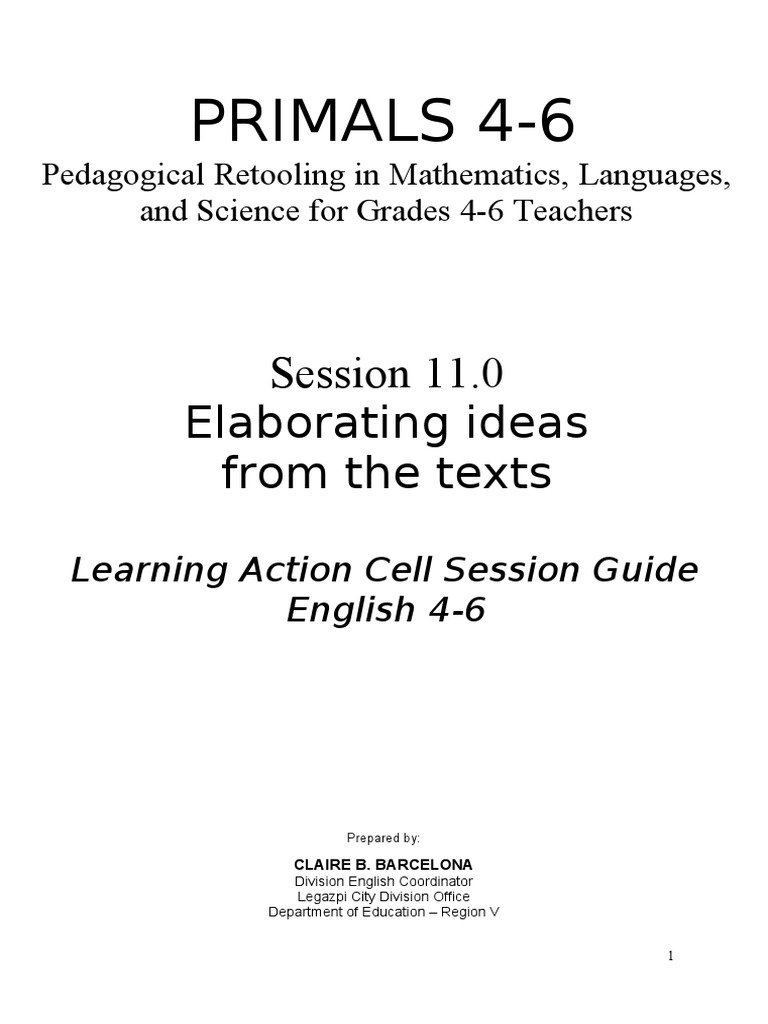 Post-Reading Strategies for Grades 4-6 | PDF | Teachers | Curriculum
