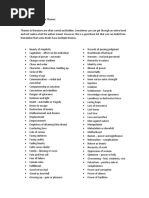 COMMON THEME TOPICS Used in Literature | PDF | Social Science | Science ...