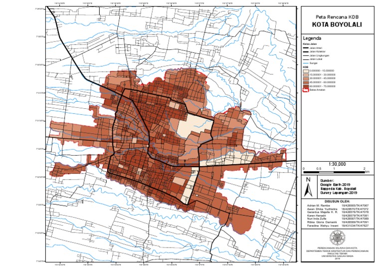 Peta Rencana KDB Boyolali | PDF