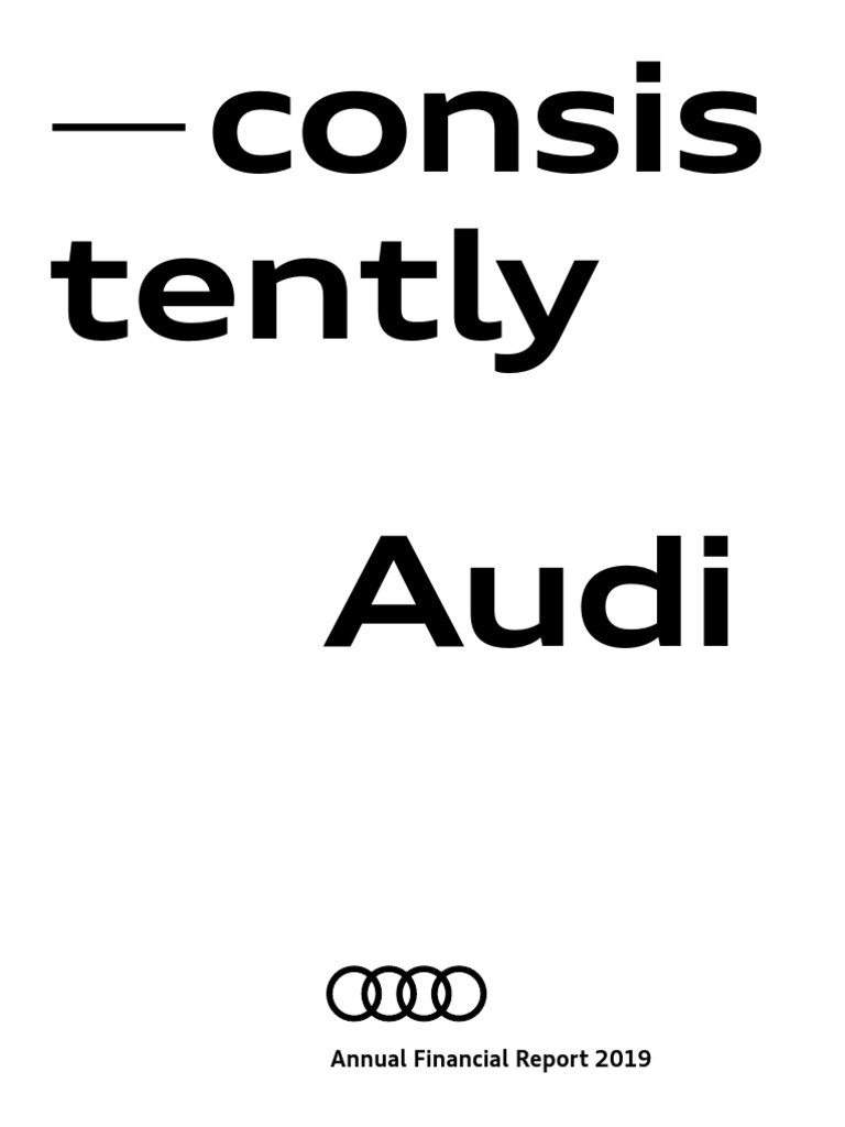 Audi Annual Financial Report 2019 PDF | PDF | Audi | Sustainability