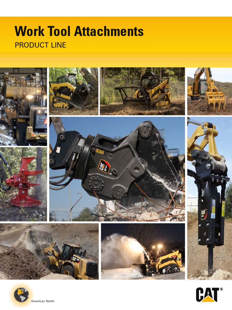 Cat Work Tool Attachment Product Line Brochure GEDQ0300 05 | PDF ...