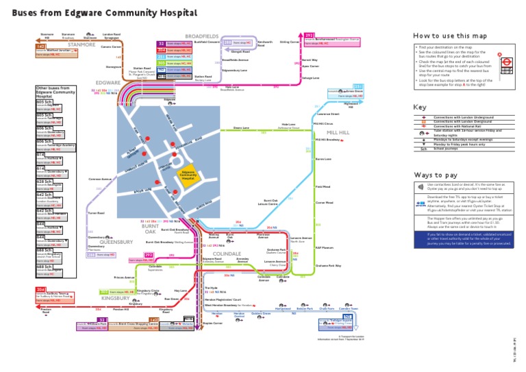 Edgware Community Hospital A4 071219 | PDF | Public Transport | Bus ...